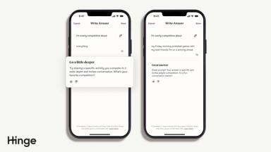 Hinge Launches Prompt Feedback to Help Daters Create Unique and ...