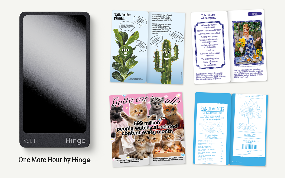 One More Hour | Hinge